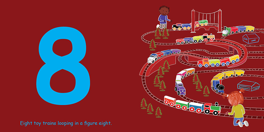 Count to Sleep Trains | Good Night Books
